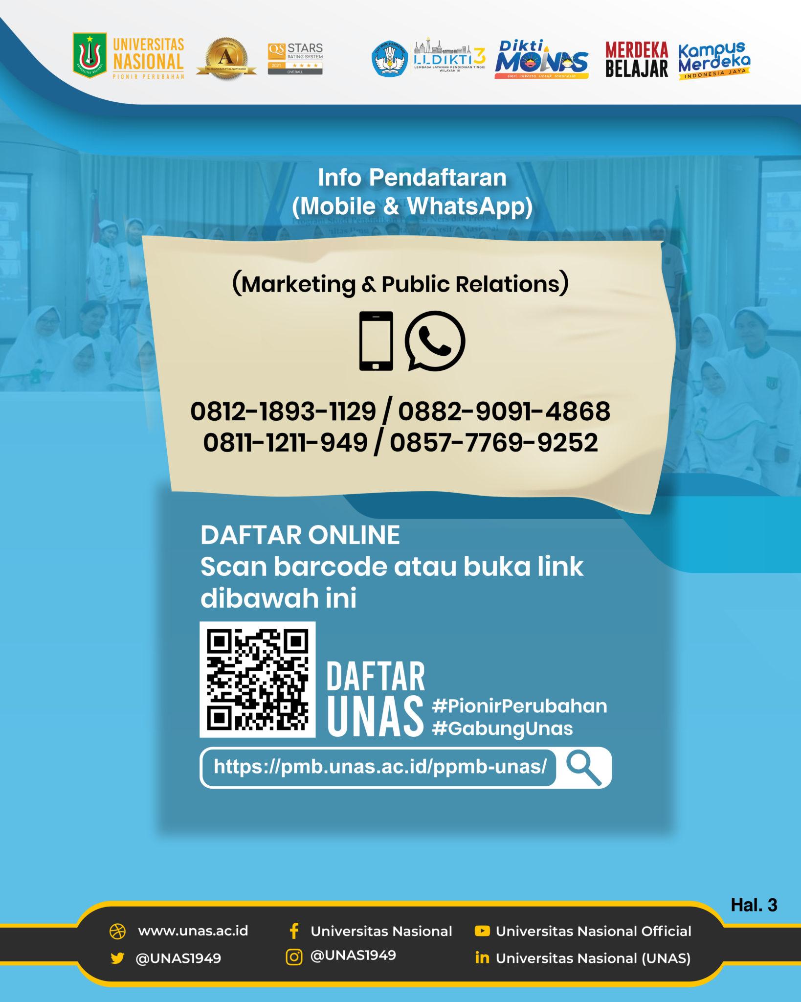 Profil Program Studi Pendidikan Profesi Ners – Fakultas Ilmu Kesehatan UNAS